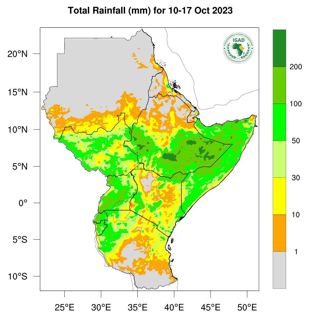 Temperature, Rainfall Forecast of 10-17 Oct - Climate Lens News